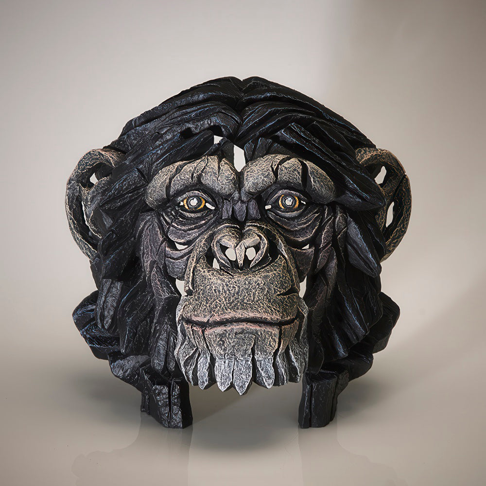 Edge Sculpture Chimpanzee Bust by Matt Buckley & Artmarket Gallery
